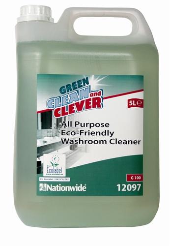 Clean & Clever Cleaner Eco Washroom Cleaner 12097 - Spot-On Supplies